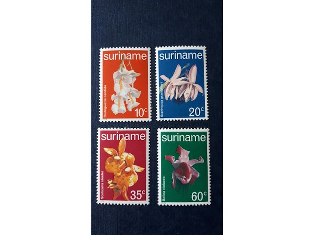 Surinam 1979. ** Kompl. serija Mi 854-57 Cveće orhideje