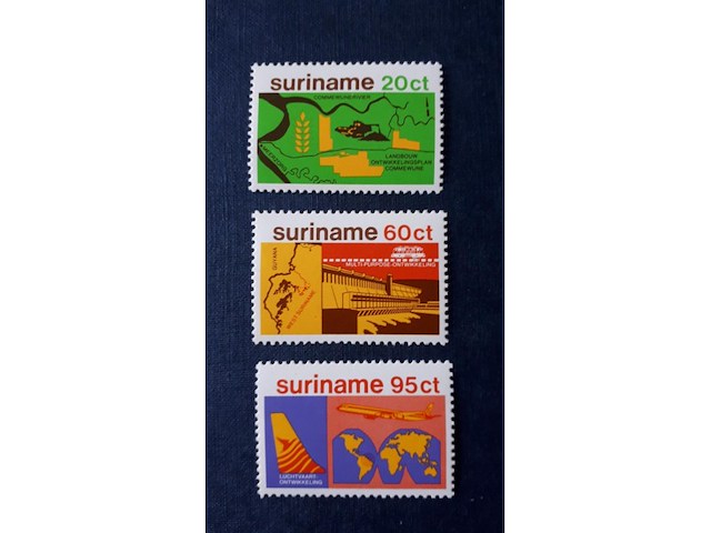 Surinam 1978. ** Kompl. serija Mi 835-37