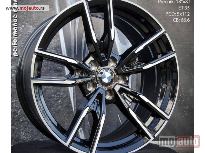 18 Bmw g30/serija 5 alufelne. 5x112/8jota/et 35/cb 66,6