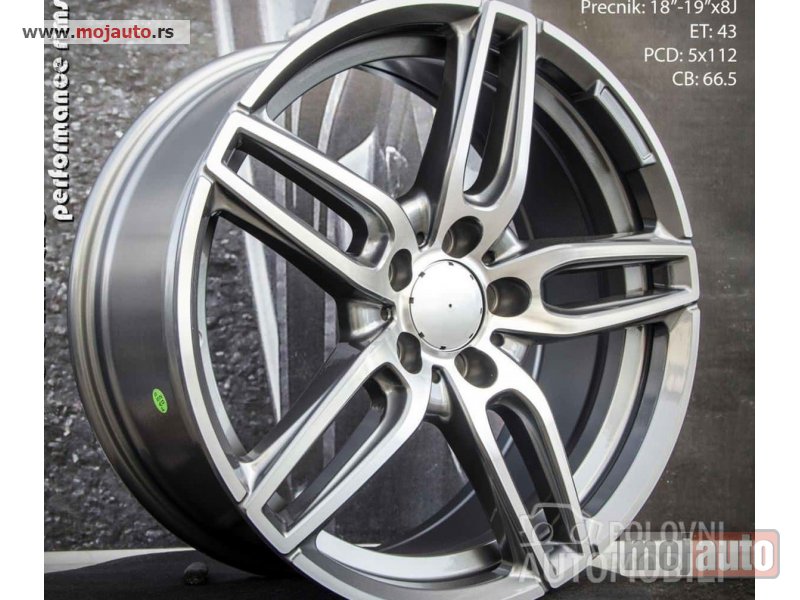 18 Aluflene/AMG/ Mercedes 5x112/8jota/et 43/cb 66,5.