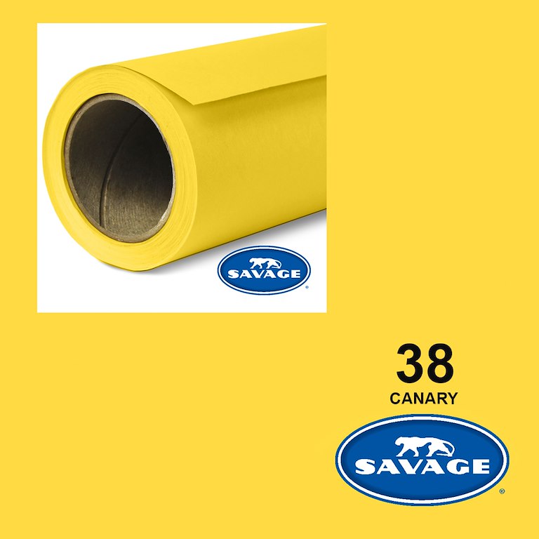 Savage Canary 38 2.75x11m papirna pozadina, Made in USA