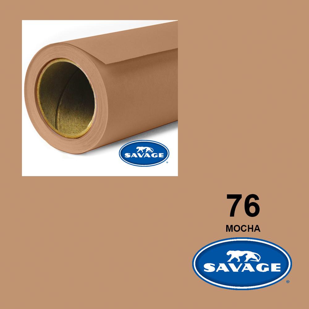 Savage Mocha 76 2.75x11m papirna pozadina, Made in USA