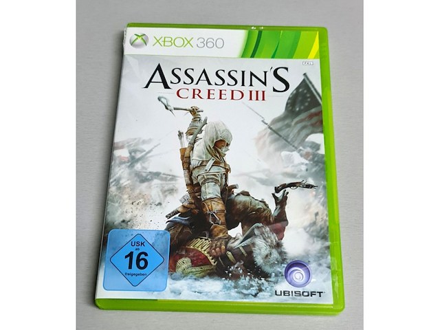 Assassins Creed III             2xDVD   XBOX360