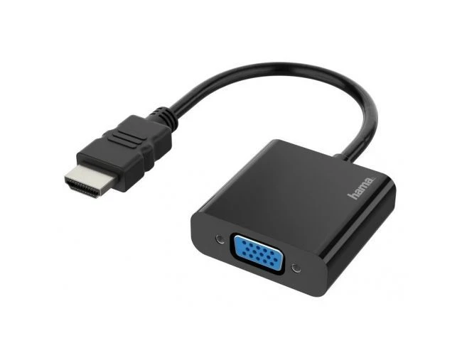 Hama (200343) adapter HDMI (muški) na VGA (ženski) 0.15m crna