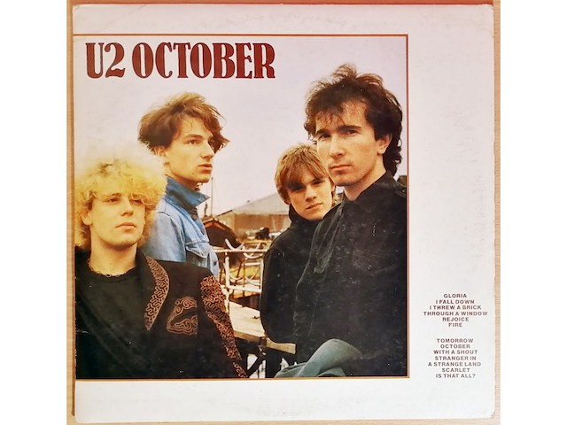 LP U2 - October (1982), ploča MINT, omot VG