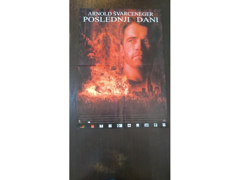 PLAKAT POSLEDNJI DANI ARNOLD SVARCENEGER