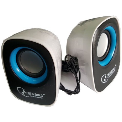 Gembird Portable Speaker, Stereo zvucnici black/black, 2 x 3W RMS USB pwr, 3.5mm | SPK-111