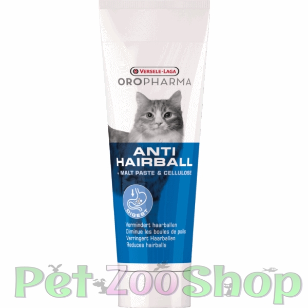 Pasta za mačke koja pomaže u sprečavanju nastanka loptica dlaka Anti Hairball 100gr Versele Laga