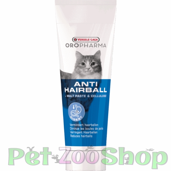 Pasta za mačke koja pomaže u sprečavanju nastanka loptica dlaka Anti Hairball 100gr Versele Laga