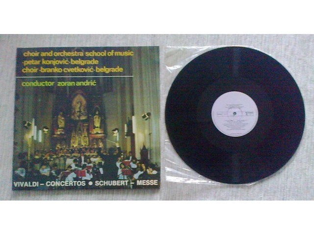 VIVALDI/SCHUBERT - Concertos/Messe (LP)