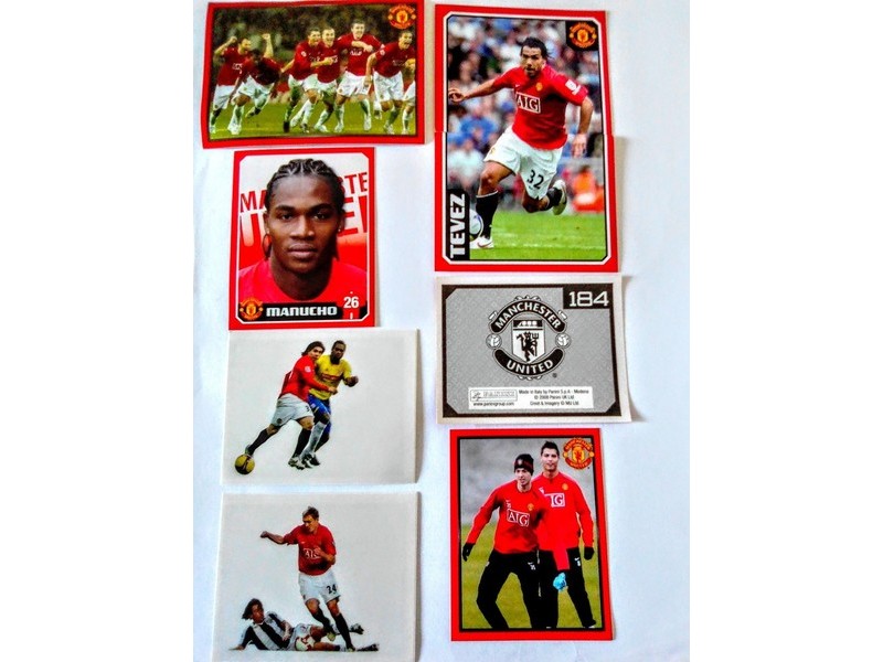 MANCHESTER UNITED-PANINI (2008.)-Sličice na komad