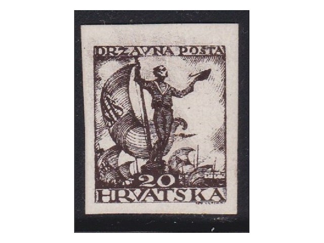 YU SHS Izdanje za Hrvatsku 1919 20 filira-proba falc