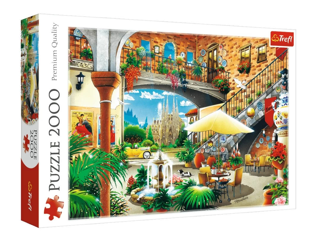 Trefl Puzzle Slagalica Vista of Barcelona 2000 kom (27105)