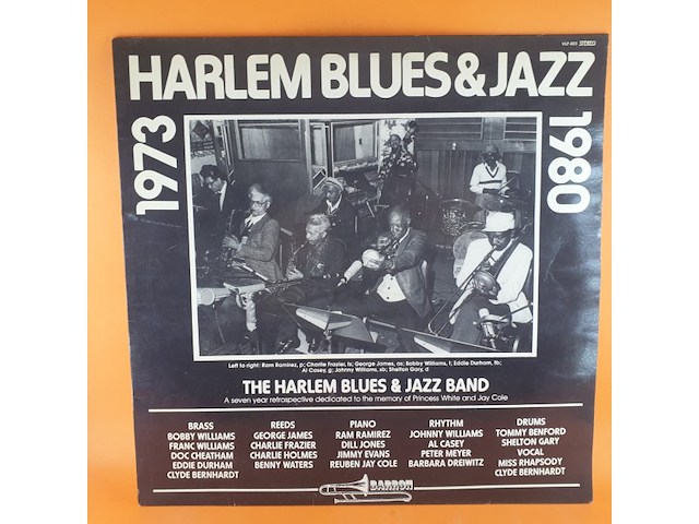 The Harlem Blues &; Jazz Band‎–Harlem Blues &; Jazz 73-80