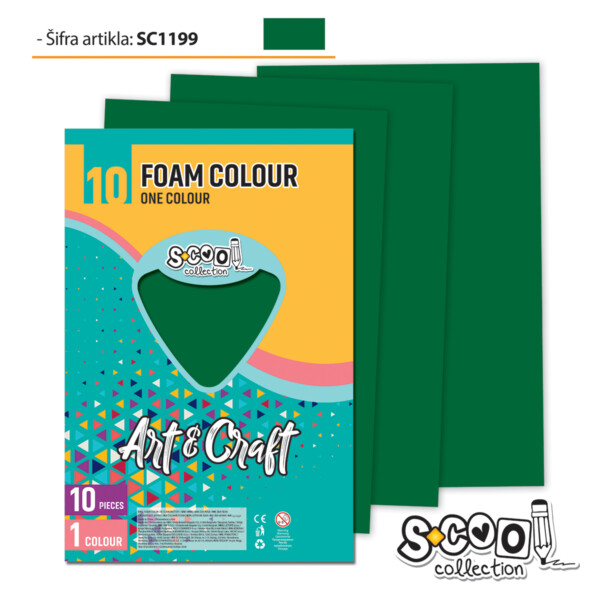 Art&Craft Eva foam classic A4 SC1199 dark green