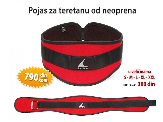 Pojasevi / kaiševi za teretanu i fitness od neoprena