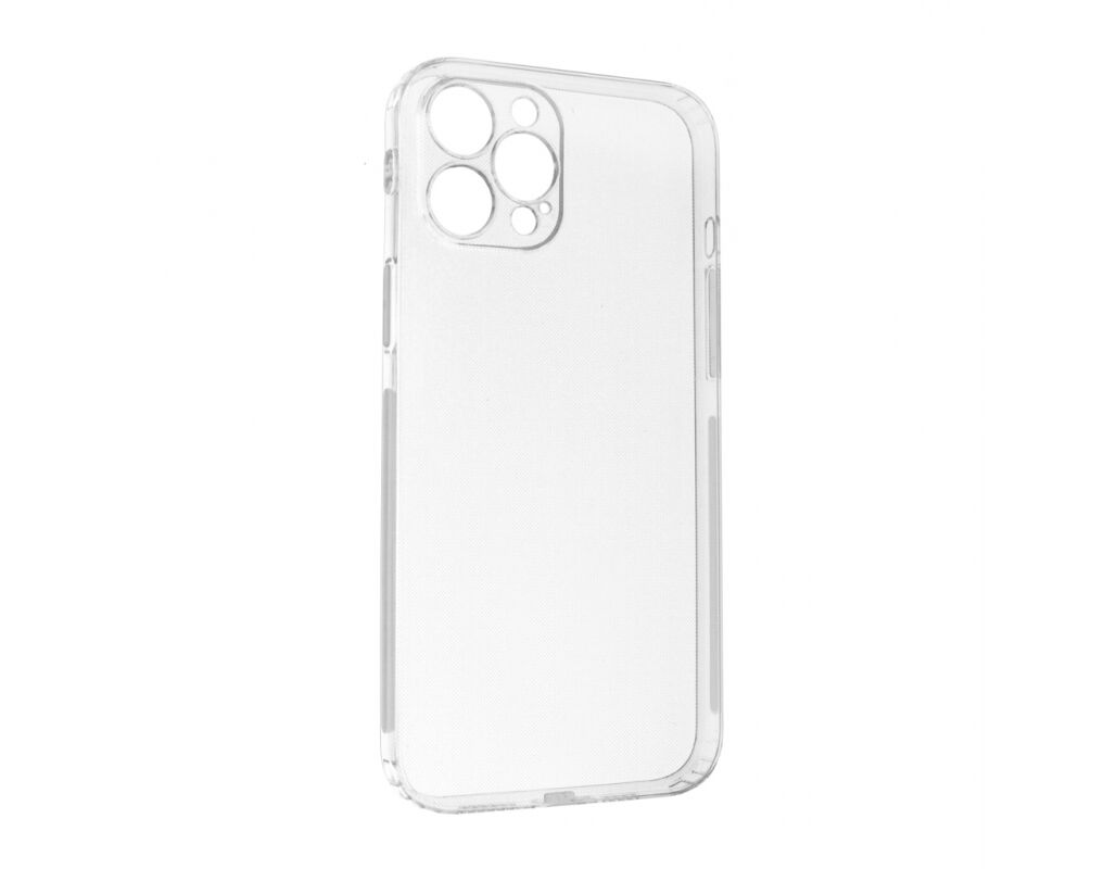 Silikonska futrola Ultra Thin with pluggy - iPhone 12 Pro Max Transparent