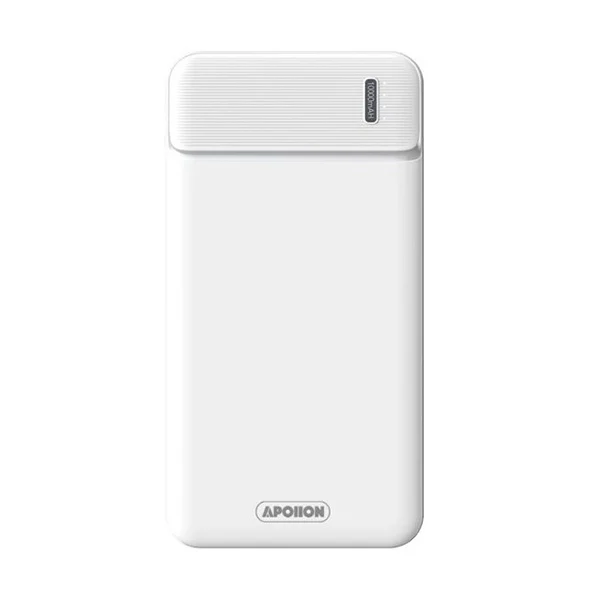 Punjiva baterija Power Bank 10000 MAh Beli APOLLON PD82WHT