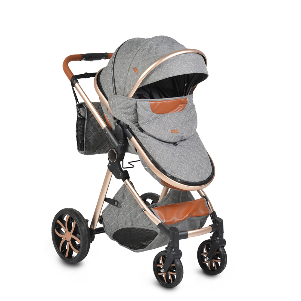 Cangaroo Kombinovana kolica za bebe Alma Dark Grey CAN5475