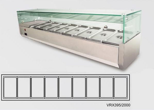 VRX395/2000 | Salatara (9x GN1/3)