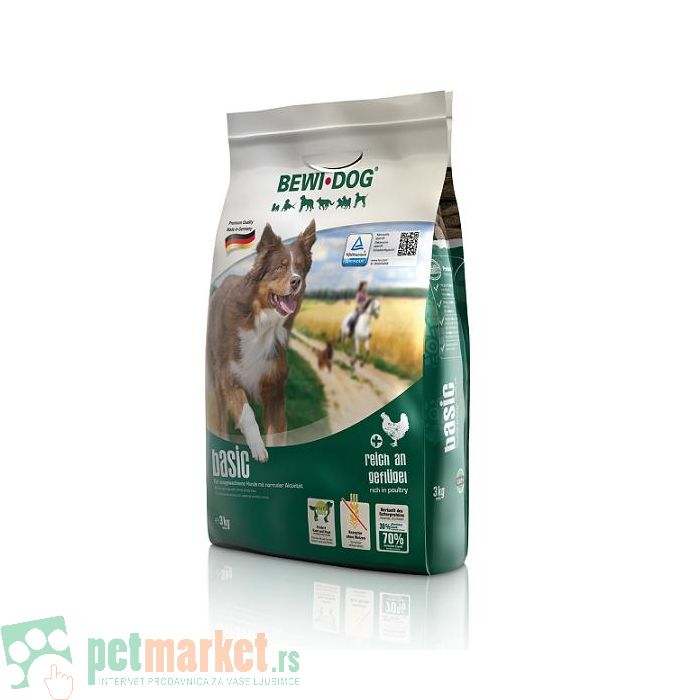 Bewi Dog: Hrana za pse Basic