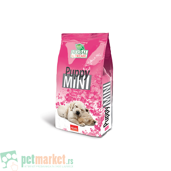 Herbal by Premil: Hrana za štence malih rasa Mini Puppy, 12 kg