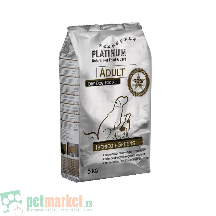 Platinum: Hrana za odrasle pse Adult, Iberiko Mangulica i Zelje