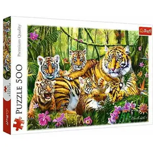 Trefl Trefl puzzle 500 delova - Family of tigers (37350)