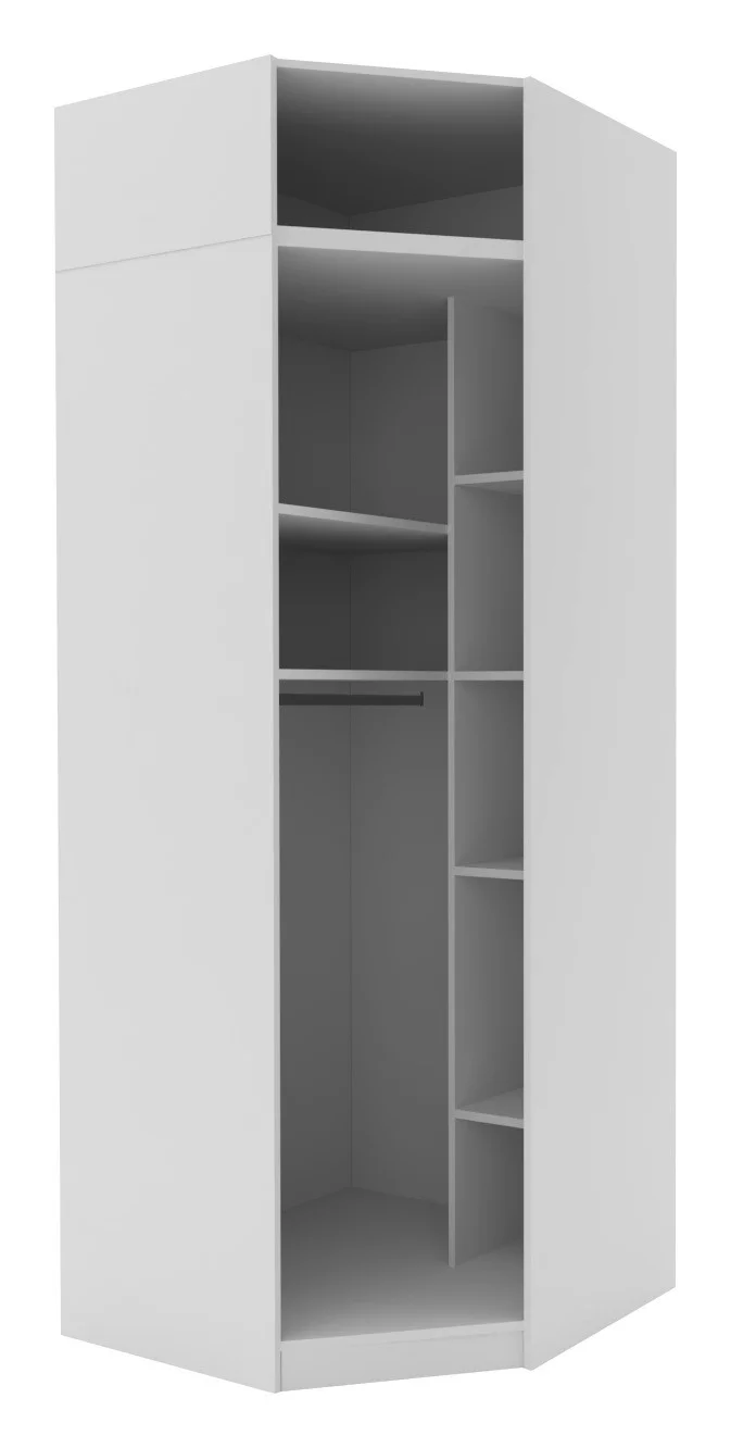 KORPUS UGAONOG ORMARA bela 91,1/242,2/91,1 cm