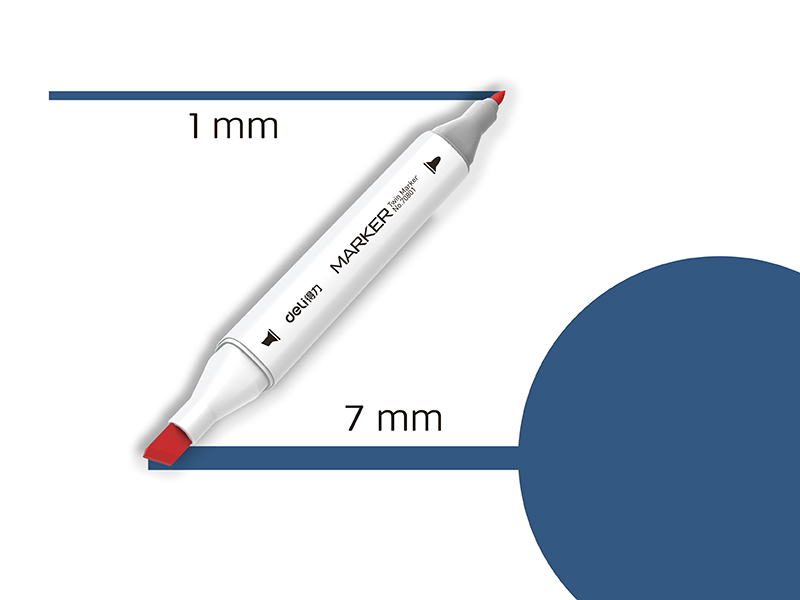MARKER SKETCH DELI
PRUSKO PLAVA