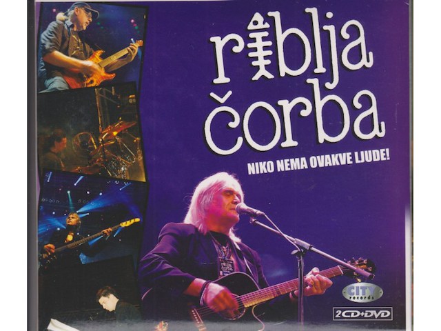 cd / RIBLJA ČORBA + 2 CD + DVD - n o v o - eksktrAAAAAA