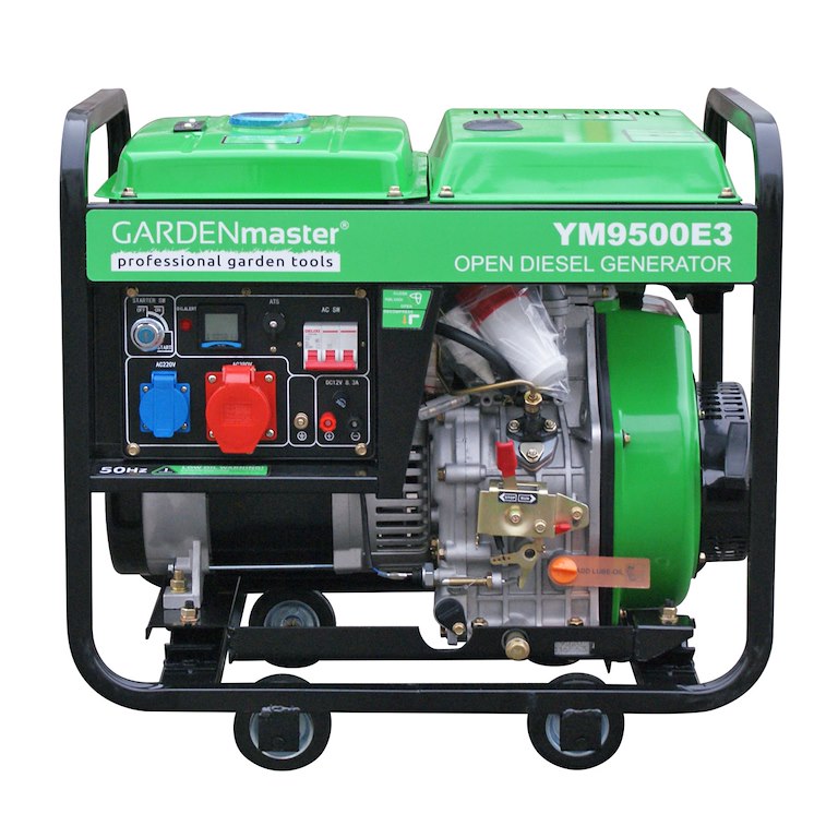 Gardenmaster dizel agregat YM9500E-3, 7kW, 1x415V, 1x230V - trofazni-ima opciju za automatsku prikljucenje-ATS