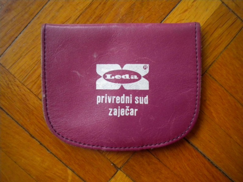 PRIVREDNI SUD ZAJECAR Leda, retro novcanik