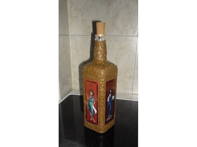 Flaša sa ikonom Sveti Jovan / Isus Hrist