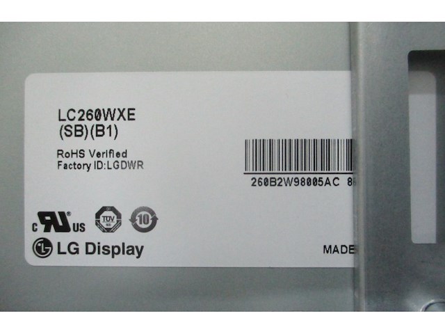 LCD Panel 26` ,  LC260WXE  (SB) (B1)  za LCD TV