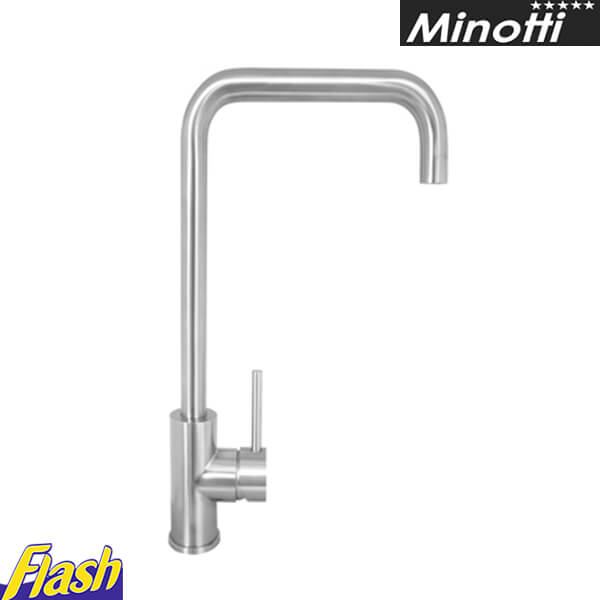 Jednoručna slavina za sudoperu sa 2 cevi S/S – Minotti – 4557