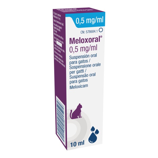 Meloxoral 0,5mg 10ml za mace dostupno u veterinarskoj apoteci, na recept veterinara