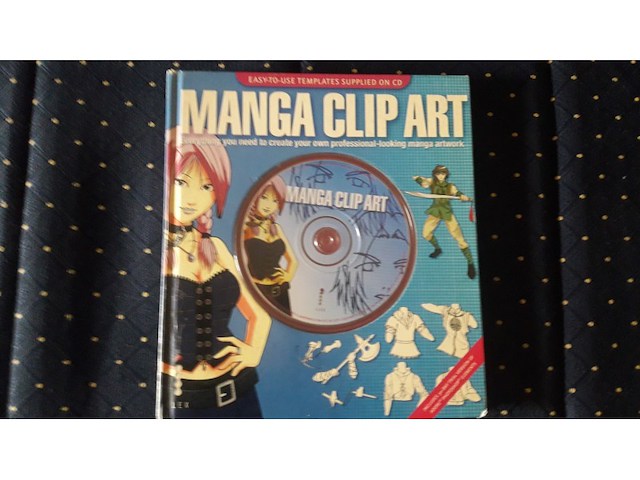 Manga clip art+ CD