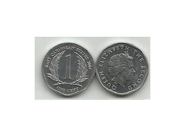 East Caribbean States 1 cent 2004.