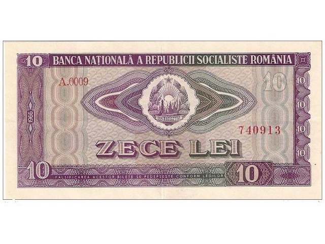 Rumunija 10 lei 1966.