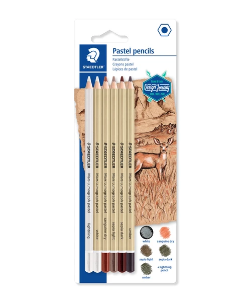 STAEDTLER Pastel pencils 100PSBK6