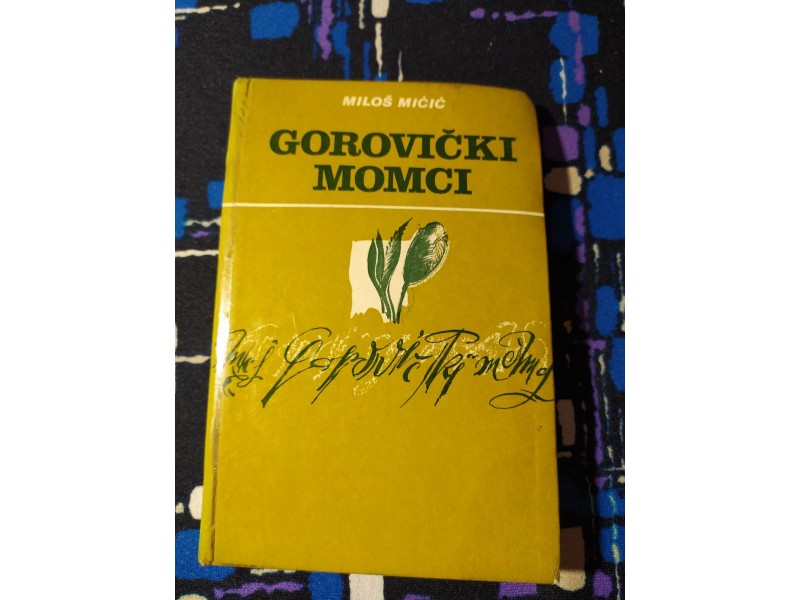 Gorovički momci Miloš Mićić