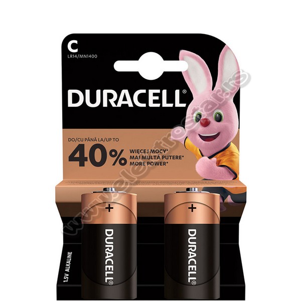 BATERIJA C 1,5V LR14 DURACELL BASIC