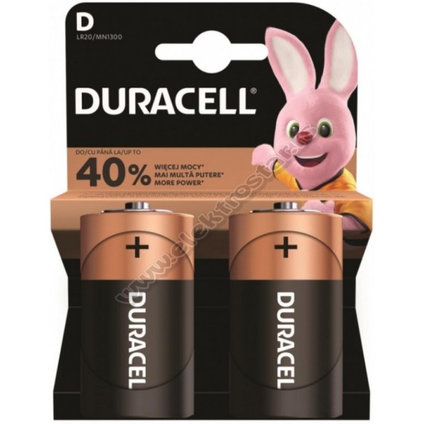 BATERIJA D 1,5V LR20 DURACELL BASIC