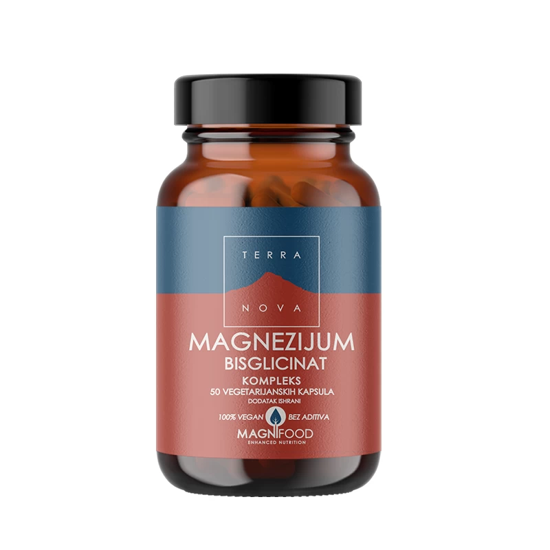 MAGNEZIJUM bisglicinat 100mg Terranova 50 kapsula