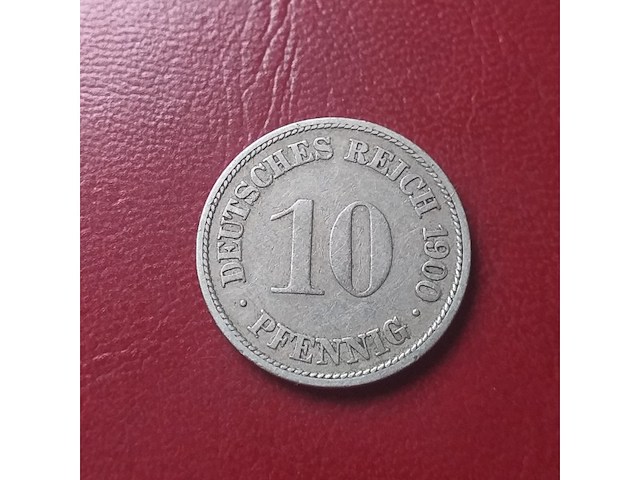 10 PFENNIG 1900 F