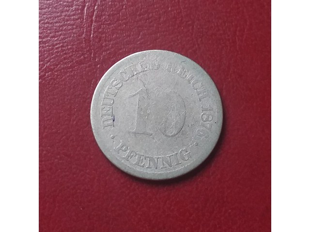 10 PFENNIG 1876