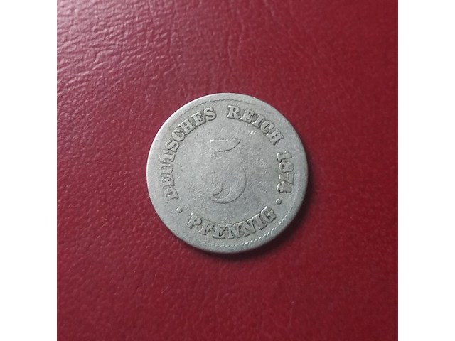 5 PFENNIG 1874