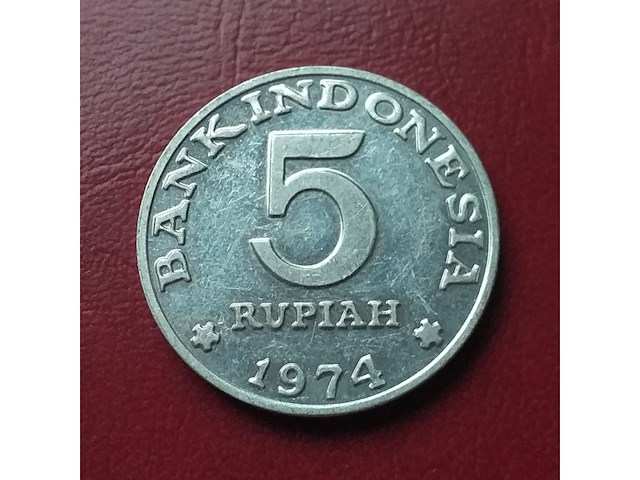 Indonesia 5 RUPIAH 1974