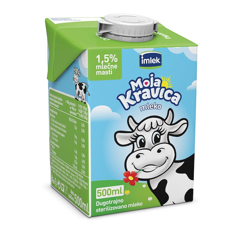 mleko uht kravica 1,5%mm 500ml Imlek